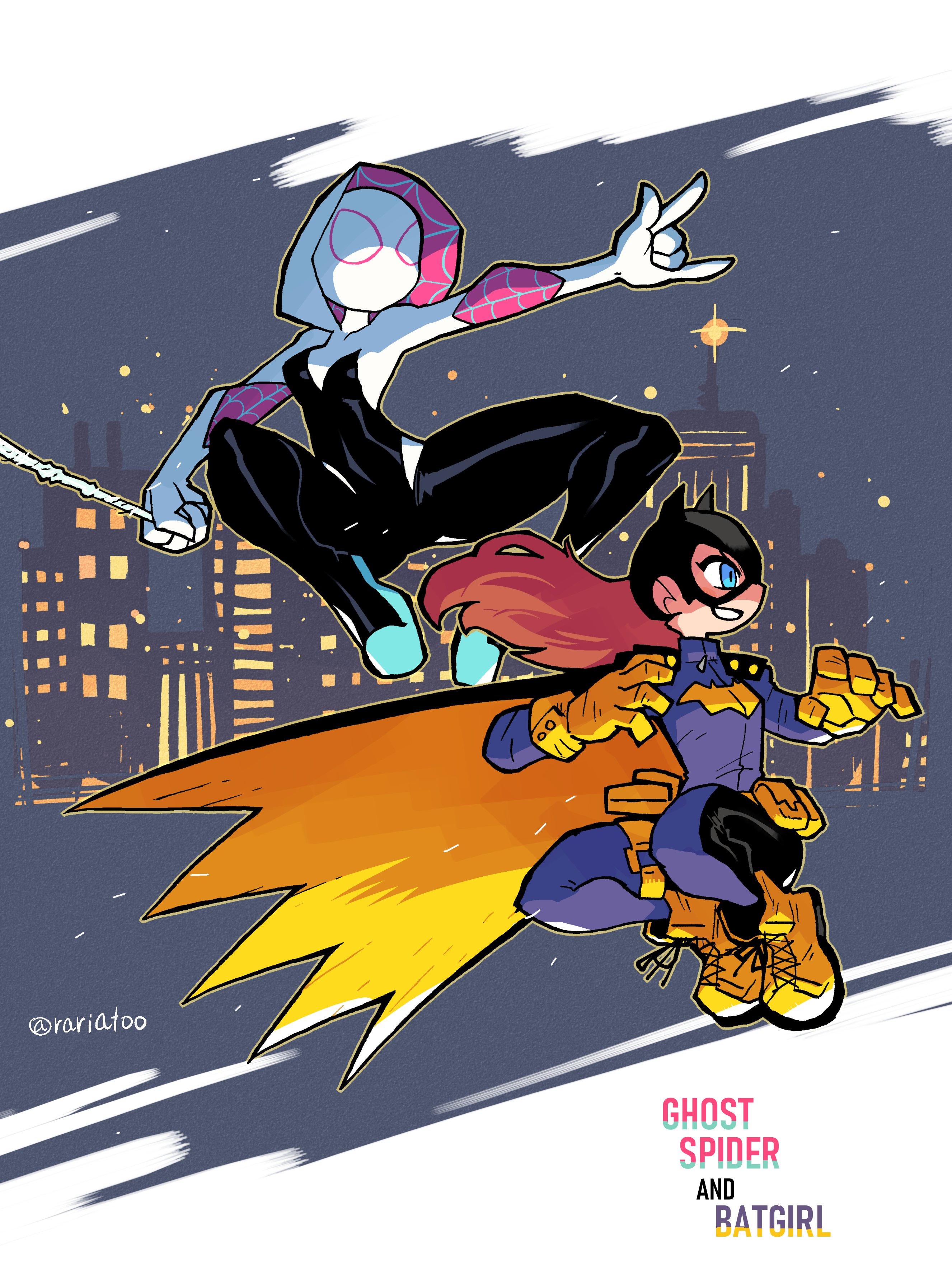 🕷蜘蛛と蝙蝠🦇 (Spider and bat) | Crossover | Know Your Meme