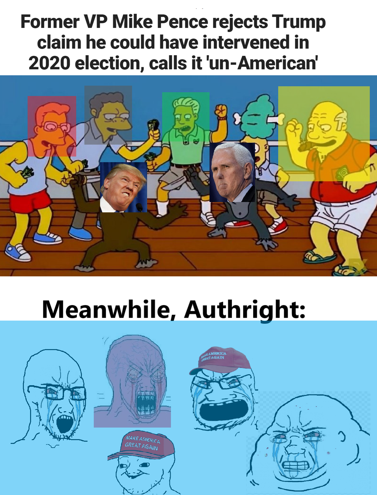 Infighting is always hilarious when it isnt your quadrant. Big sad when ...