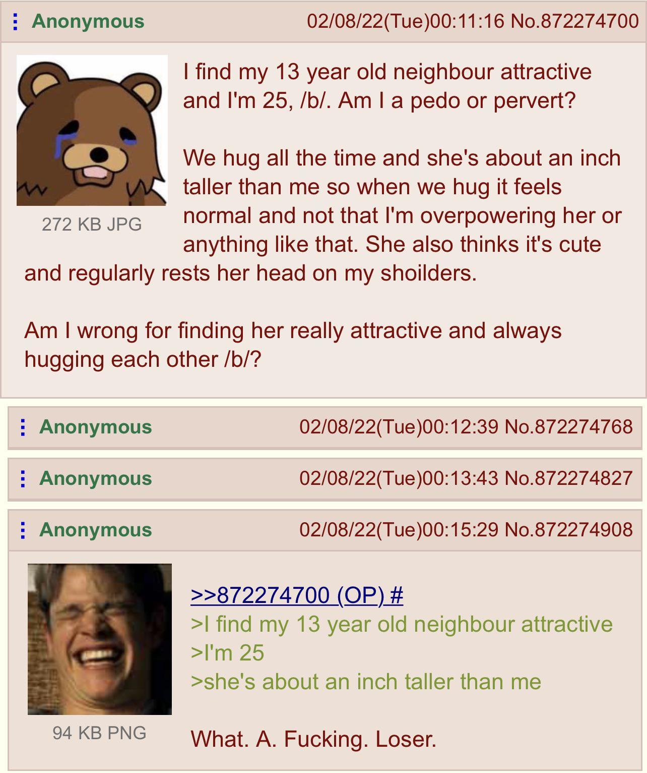 Anon is a pedo | /r/Greentext | Greentext Stories | Know Your Meme