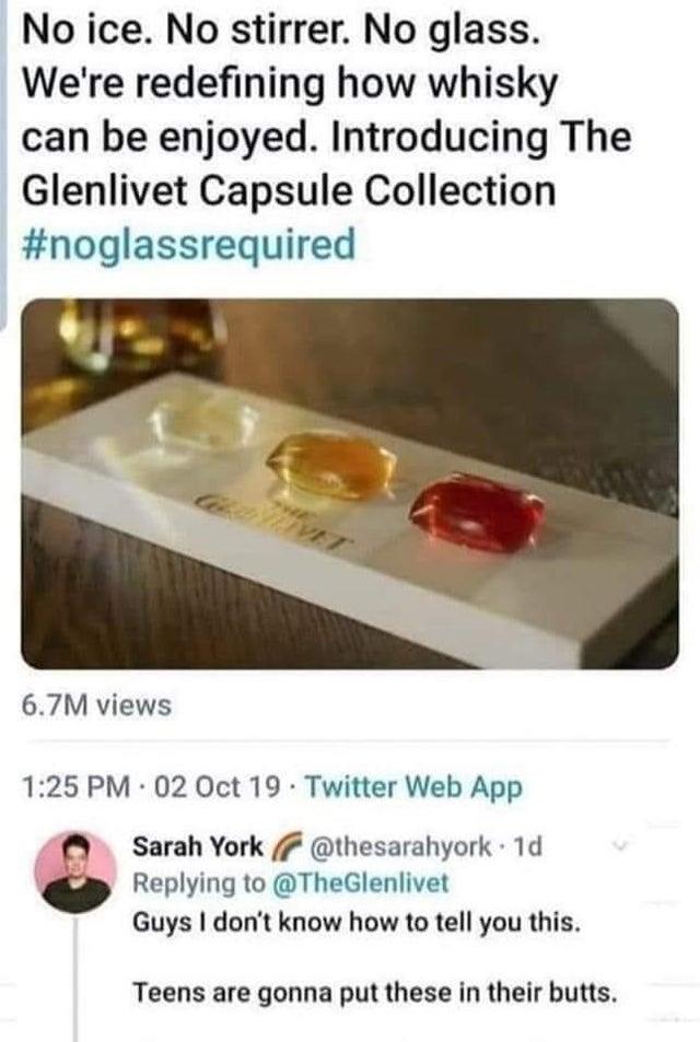 Whiskey Capsules | Know Your Meme