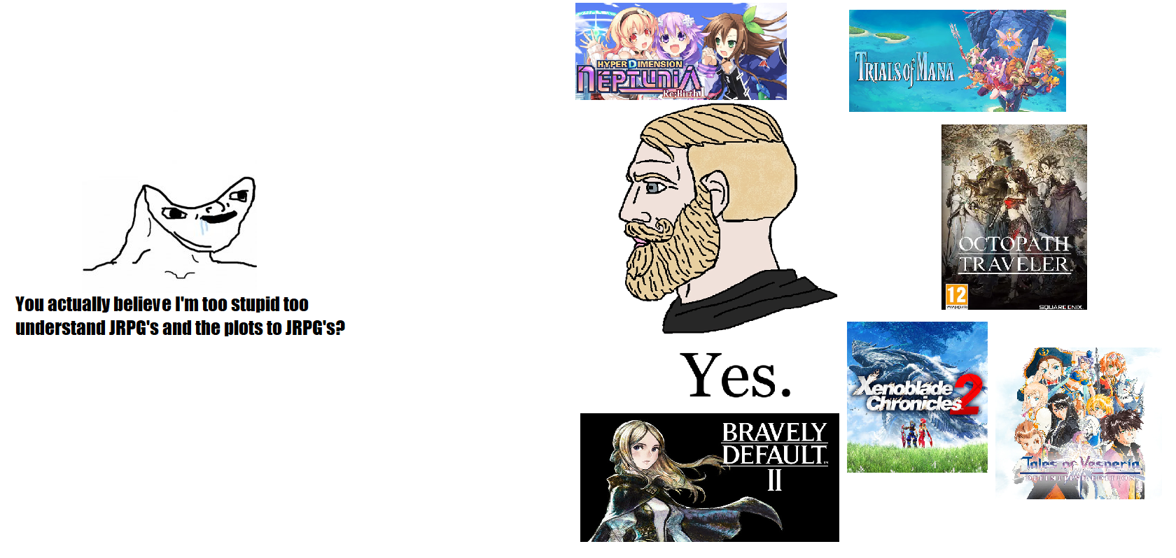 JRPG's | Yes Chad | Know Your Meme