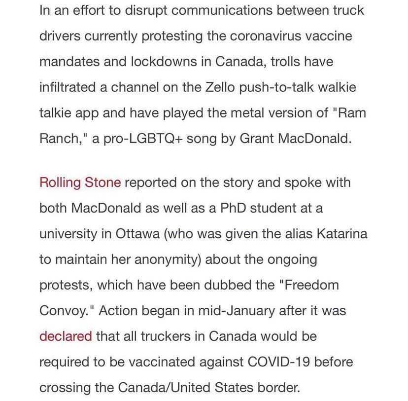 RAM RANCH | Canadian Freedom Convoy / Convoi de la Liberté | Know Your Meme