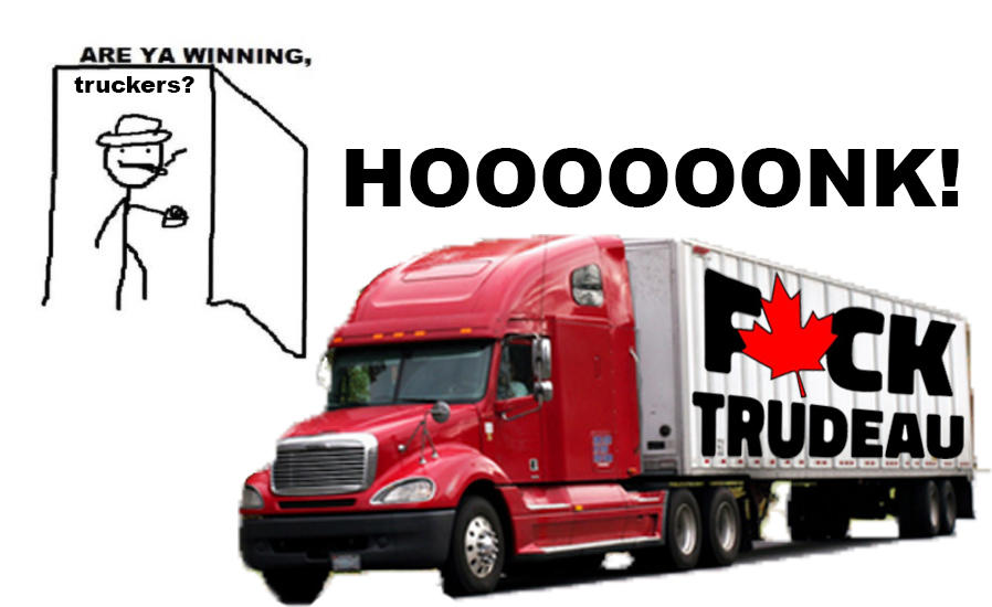 Are ya winning truckers? | Canadian Freedom Convoy / Convoi de la ...