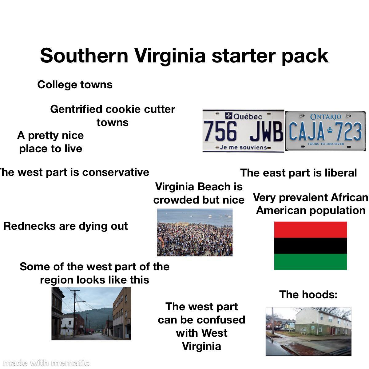 Southern Virginia starter pack | /r/starterpacks | Starter Packs | Know ...