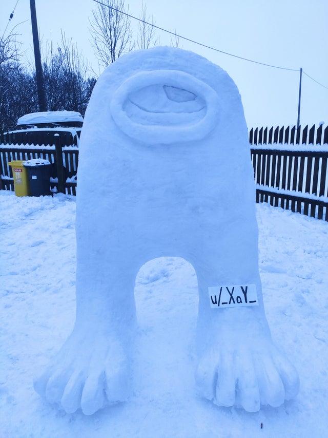 Sus Snowman | Ironic 'Among Us' Memes | Know Your Meme
