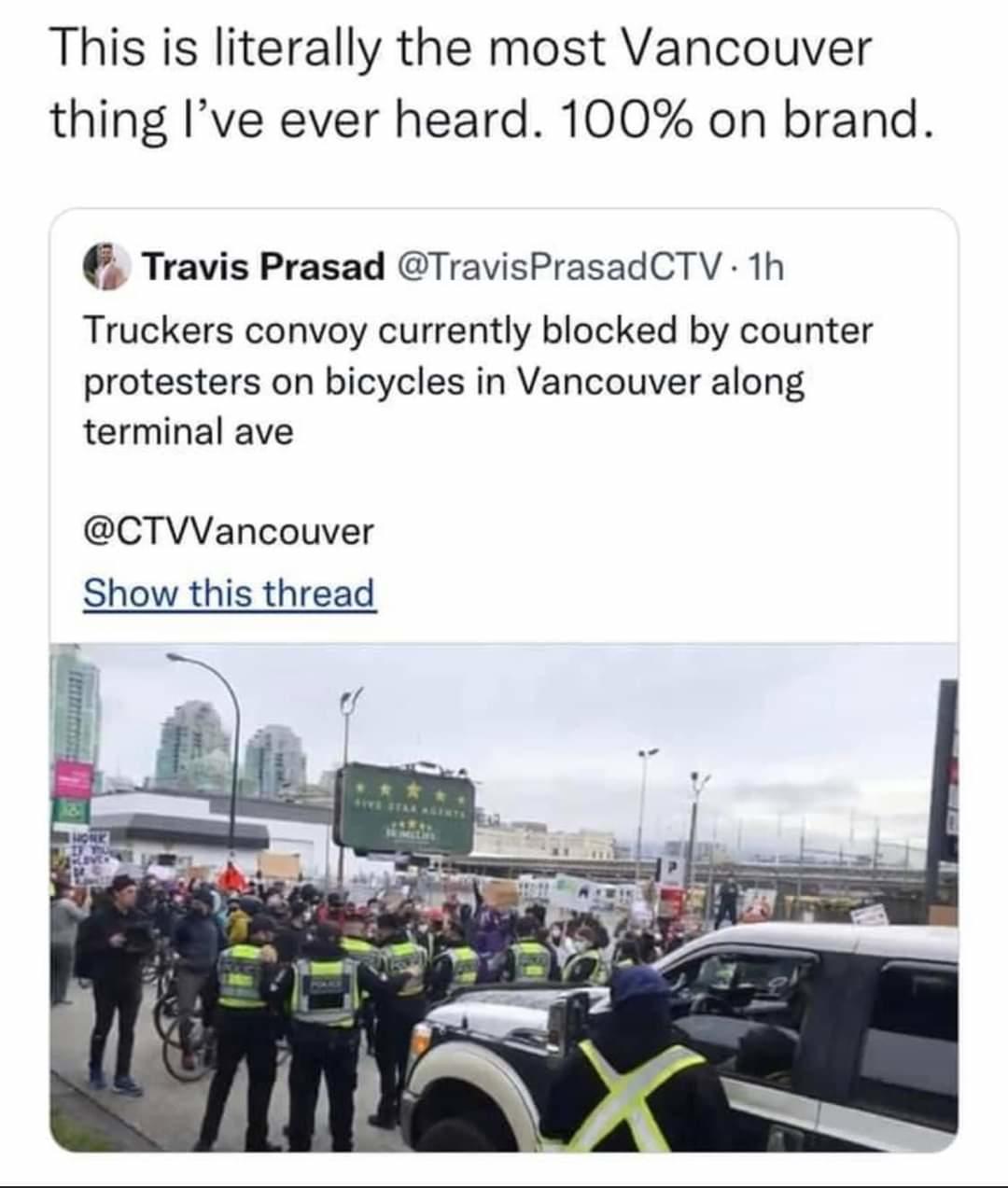 Vancouver | Canadian Freedom Convoy / Convoi de la Liberté | Know Your Meme