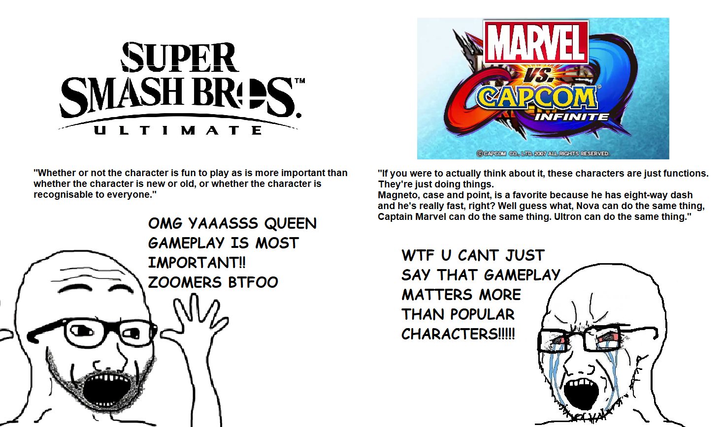 The duality of functions. | Soy Boy Face / Soyjak | Know Your Meme