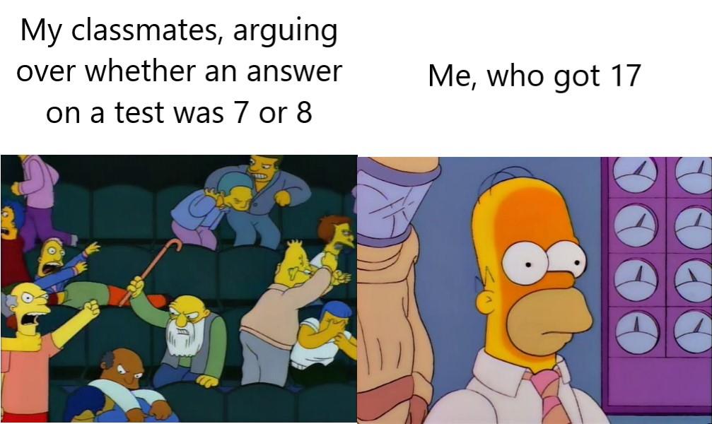 Ever happened to you in high school? | The Simpsons | Know Your Meme