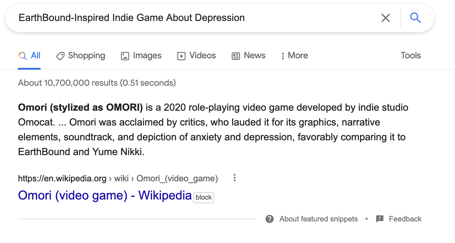 Google Search | EarthBound-Inspired Indie Game About Depression | Know ...