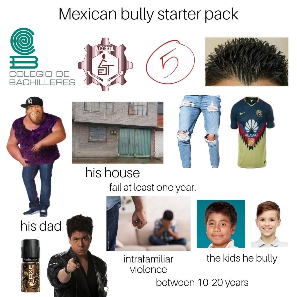 Mexican bully starter pack | /r/starterpacks | Starter Packs | Know ...