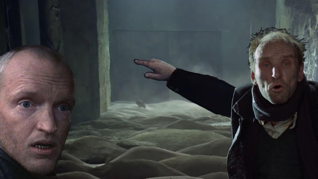 Stalker and Writer Pointing at Meat Grinder | Two Soyjaks Pointing ...