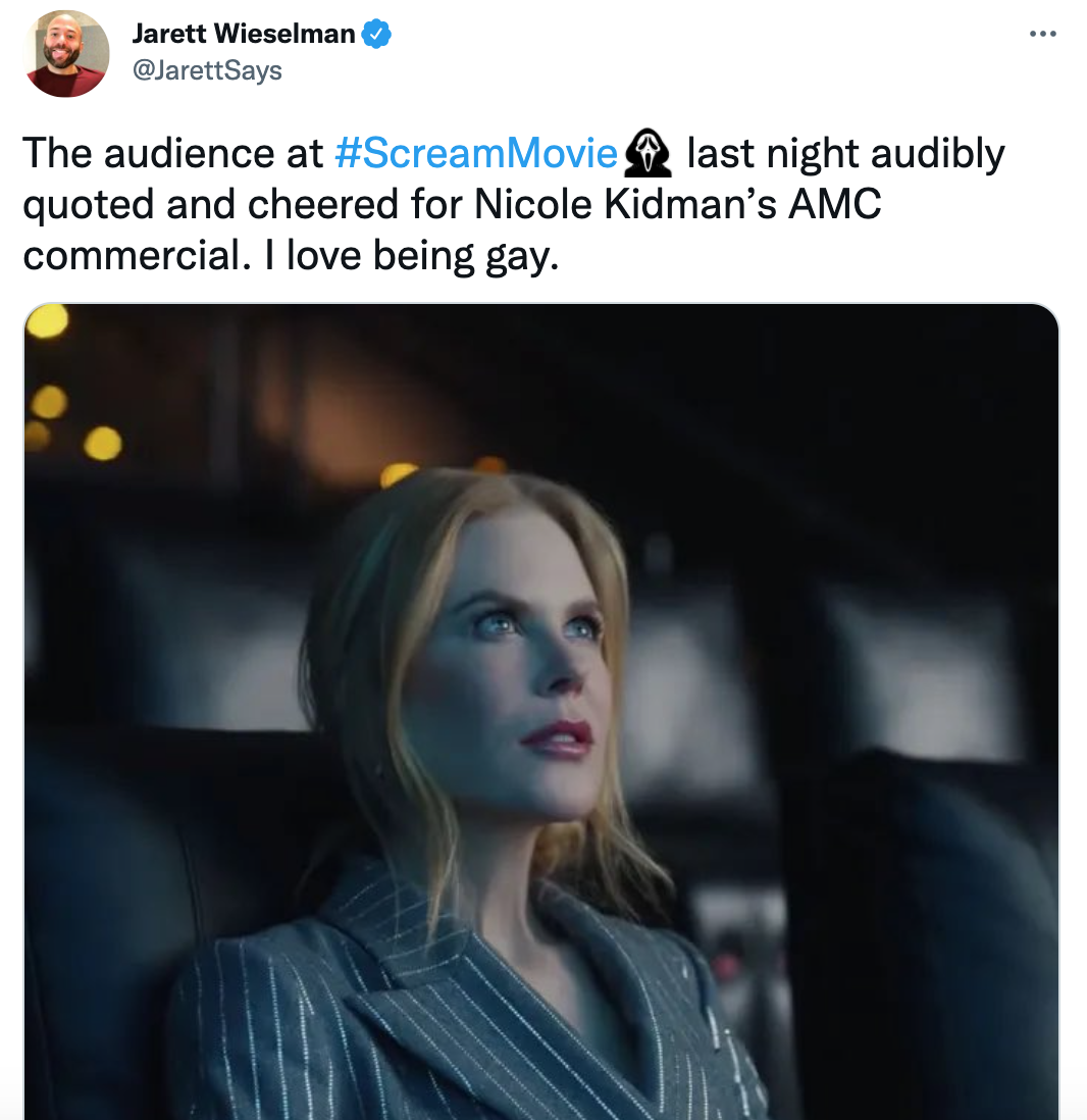 Happened at Scream | Nicole Kidman's AMC Commercial | Know Your Meme