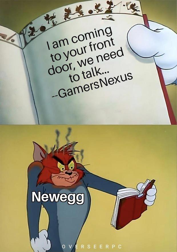 newegg | Newegg vs. Gamers Nexus Controversy | Know Your Meme
