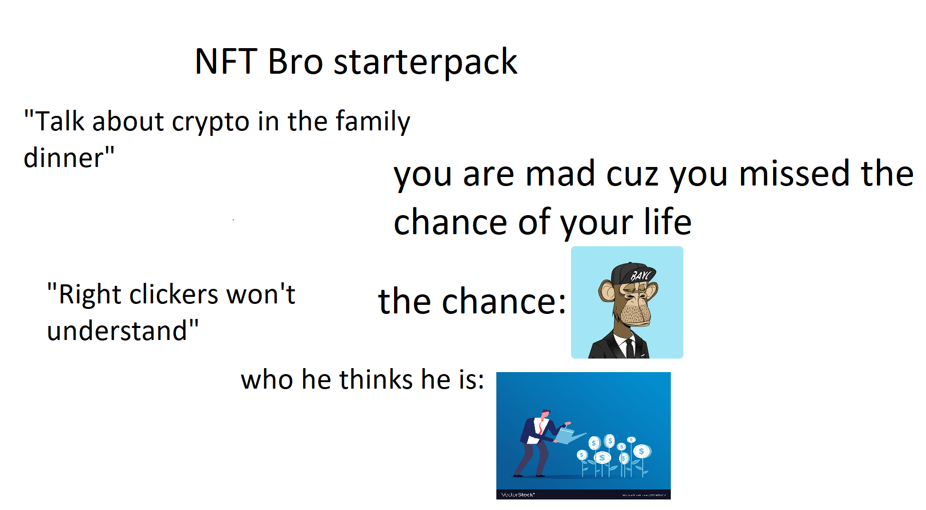 NFT Bro starterpack | /r/starterpacks | Starter Packs | Know Your Meme