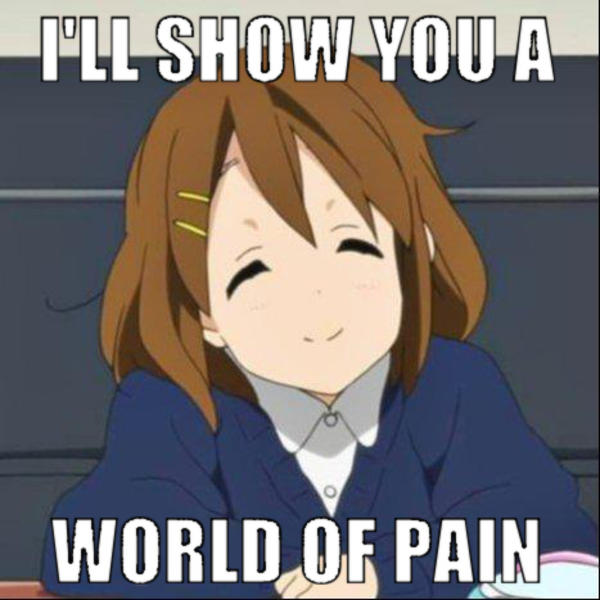 Don't Screw With Yui | K-On! | Know Your Meme