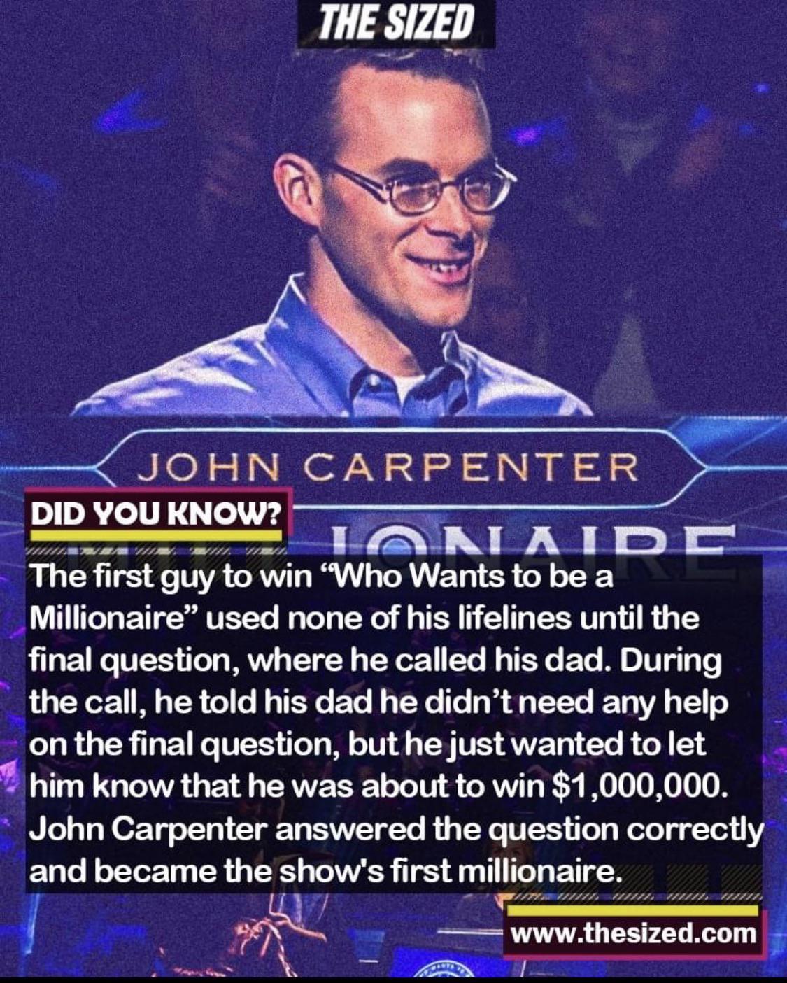 Person on who wants to be a millionaire calls his dad just to flex | /r ...