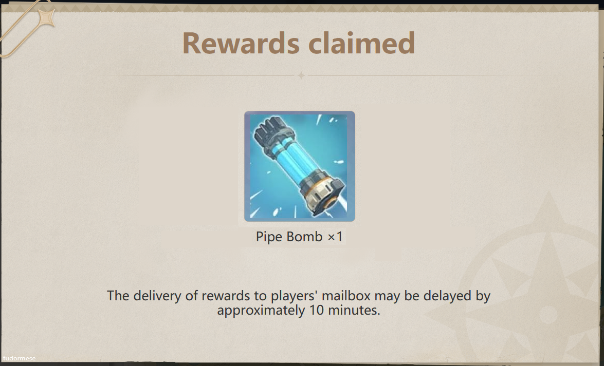 Rewards Claimed: Pipe Bomb | There Is a Pipe Bomb in Your Mailbox ...
