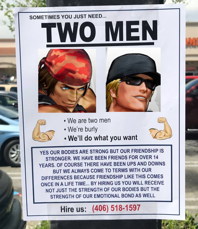 This is basically their dynamic, isn't it? | The King of Fighters ...