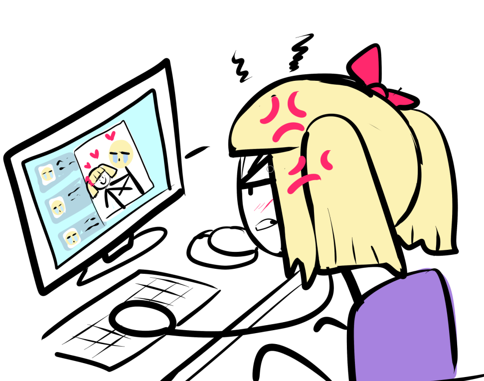 Stick-chan angrily looking at all the OC being made of her | KYS Pedo ...