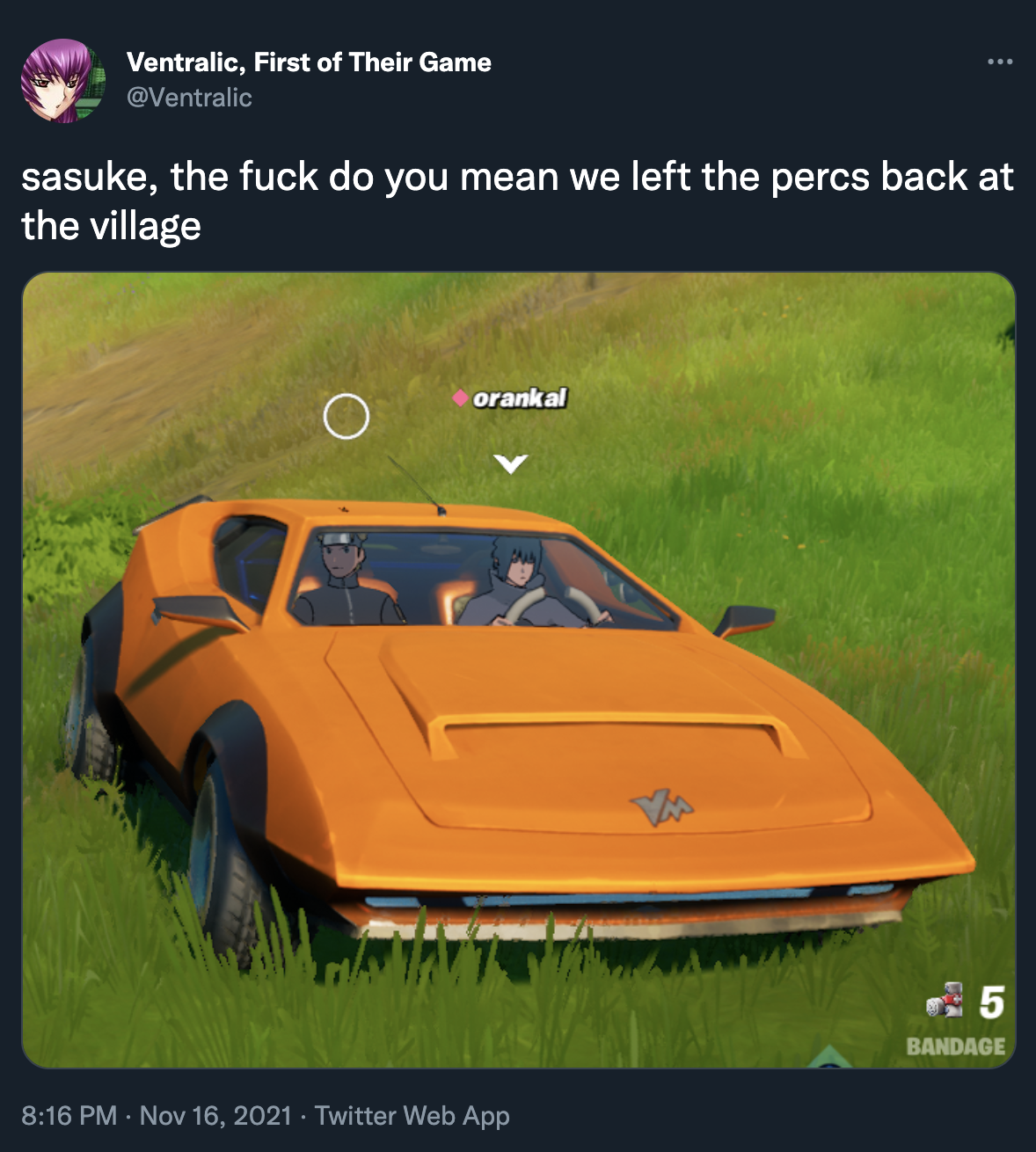 We Left The Percs meme | We Left The Percs | Know Your Meme