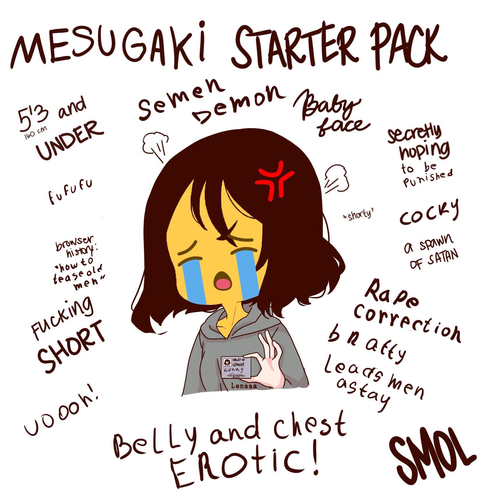 Mesugaki Starter pack | Uohhhhhhhhh! 😭 | Know Your Meme