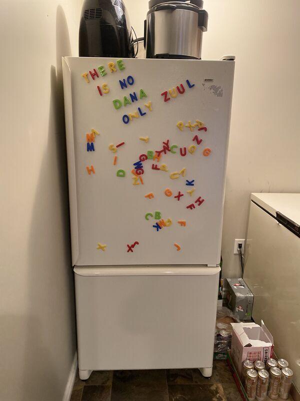 Zuul's not in the fridge, Zuul's on the fridge | There Is No Dana, Only ...