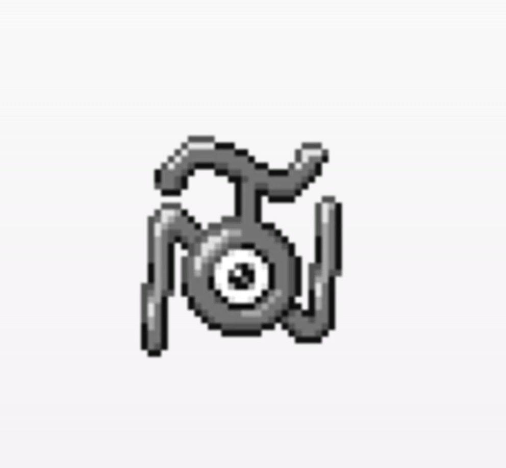The new spanish Unown form | Pokémon Scarlet and Violet | Know Your Meme