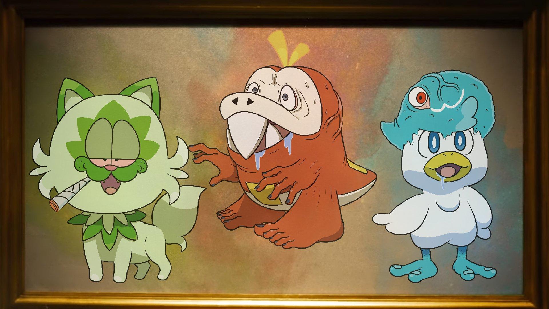 The new Gen 9 Pokemon starters are great. by RubberNinja | Pokémon ...