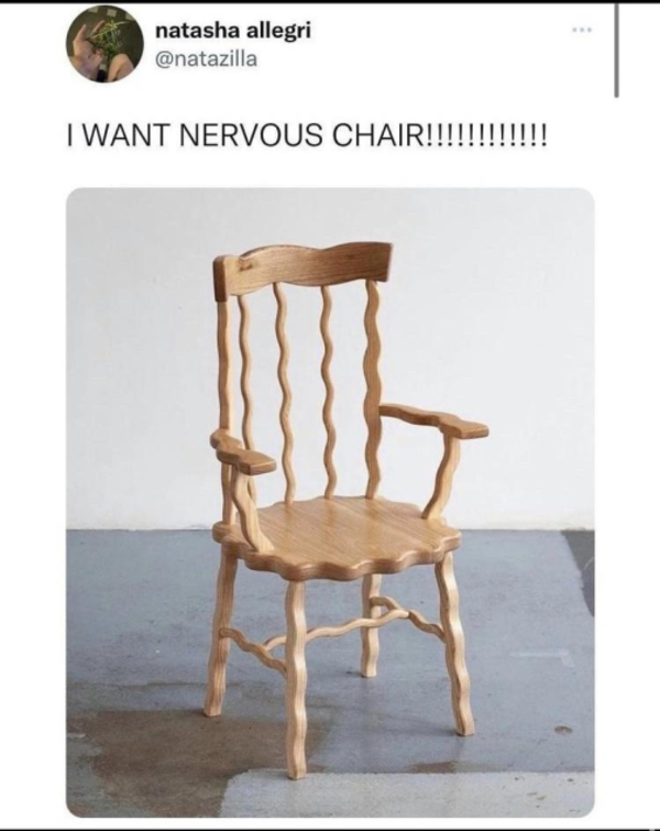 Nervous Chair | Know Your Meme