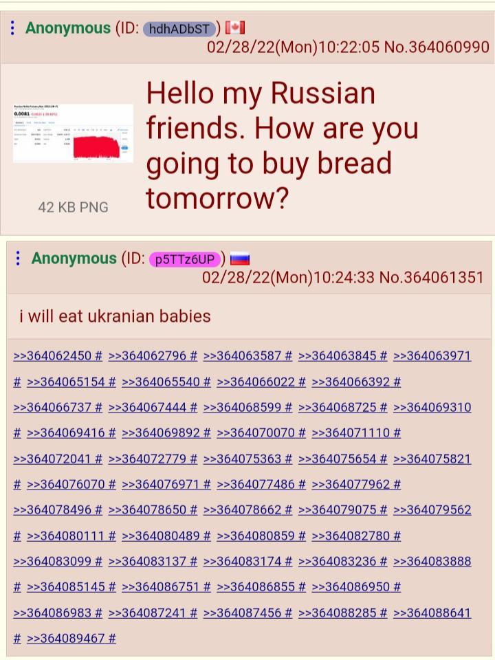 Anon is a war criminal. | /r/Greentext | 2022 Russian Invasion of ...