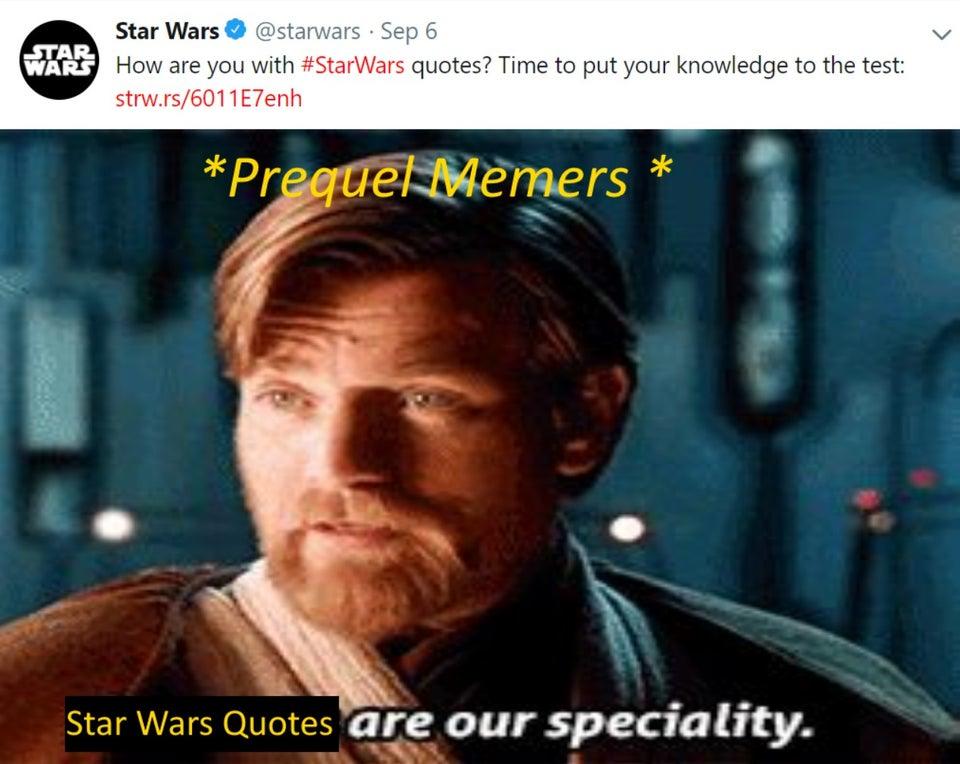 "A surprise to be sure, but a welcome one" | /r/PrequelMemes | Prequel ...