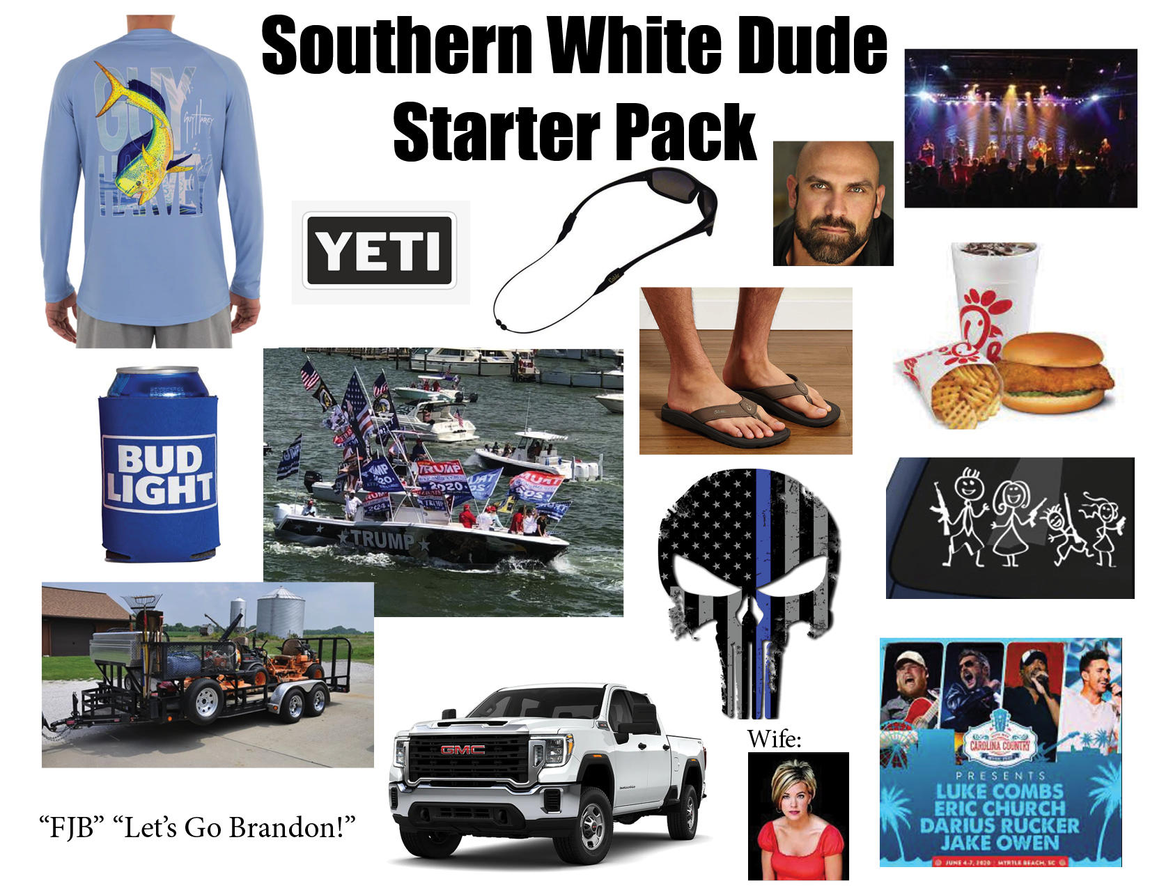 Southern (USA) White Dude Starter Pack | /r/starterpacks | Starter ...