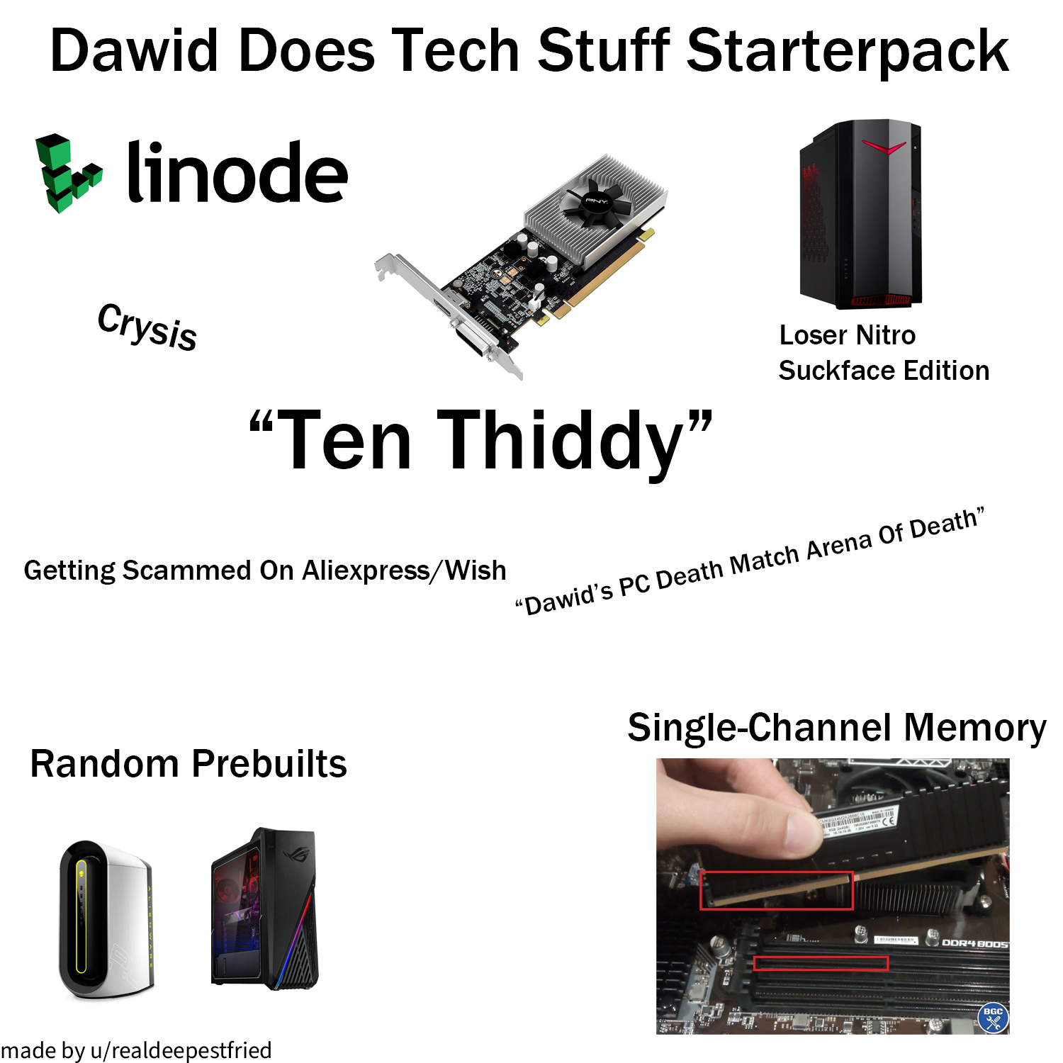 Dawid Does Tech Stuff Starter Pack | /r/starterpacks | Starter Packs ...
