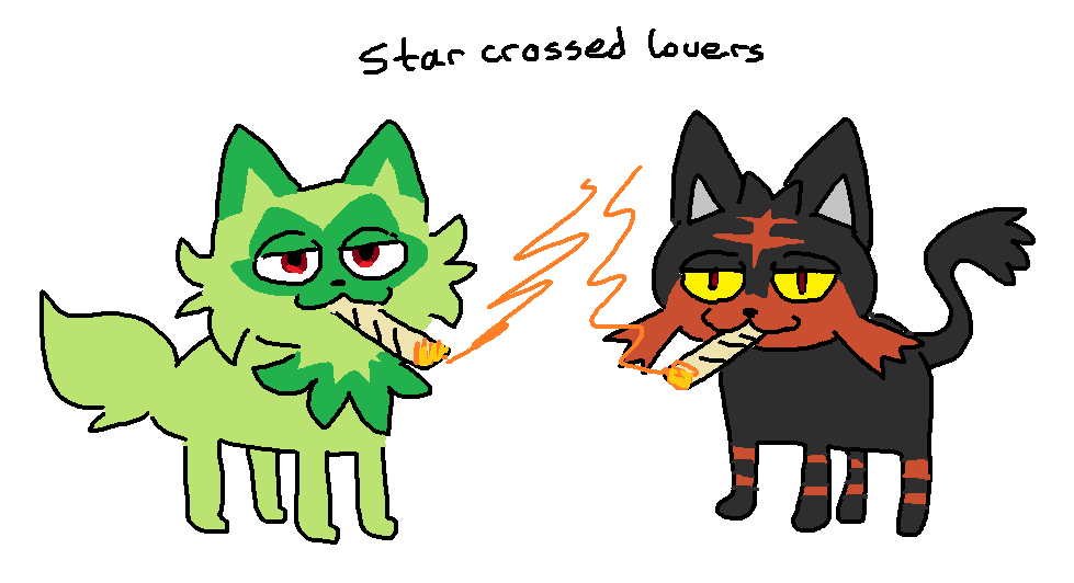 it's as if they were made for each other :] by Potdogz | Sprigatito ...