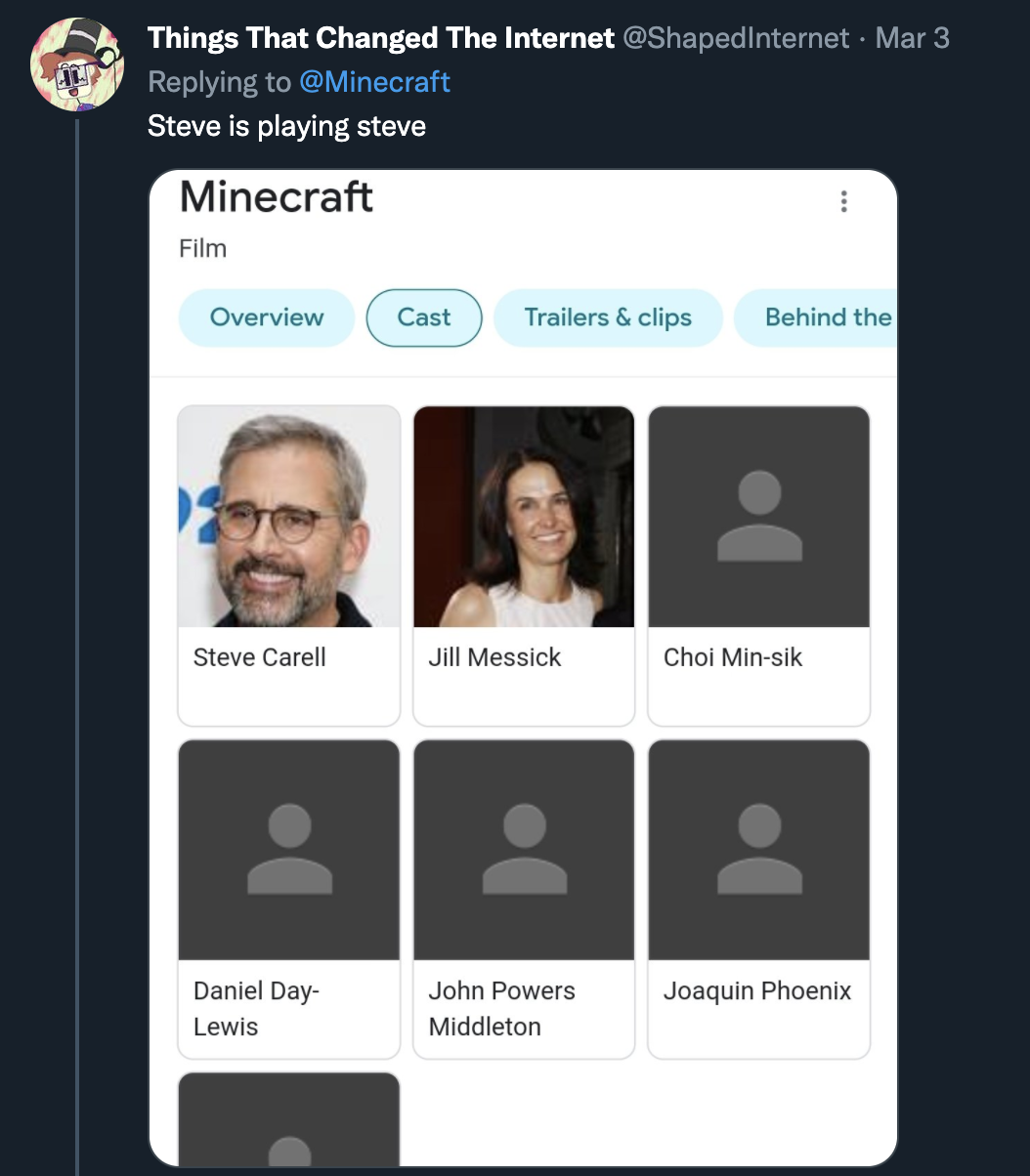 Steve is playing Steve | Know Your Meme