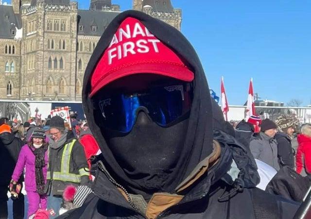 At the "Canada First" Rally | Know Your Meme