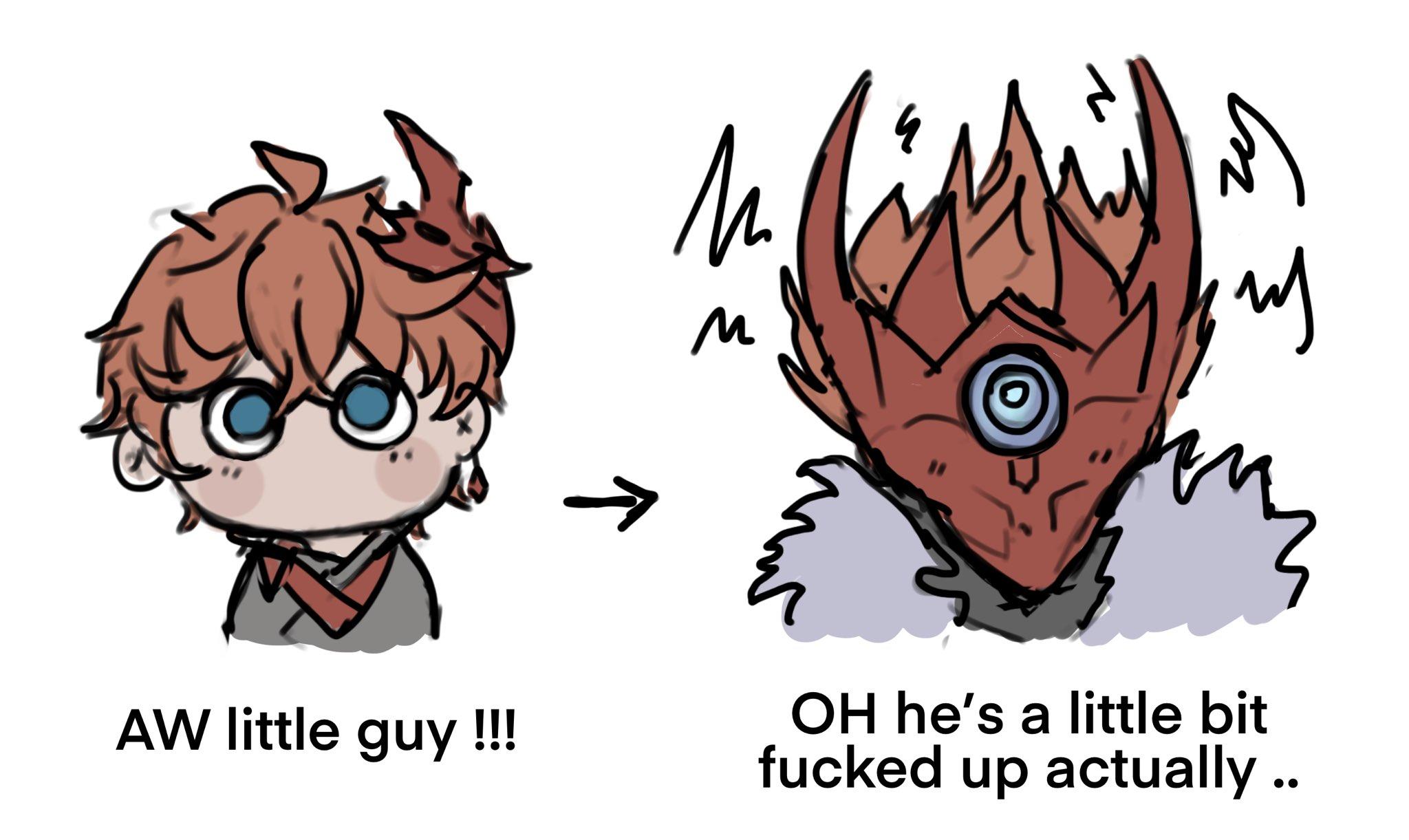 Aww Little Guy (Childe) | Genshin Impact | Know Your Meme