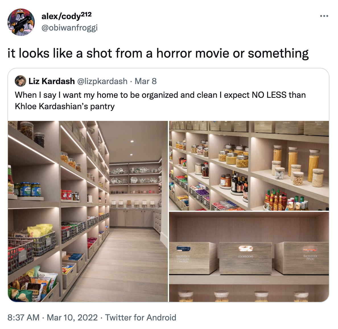 Khloe Kardashian's Pantry meme | Know Your Meme