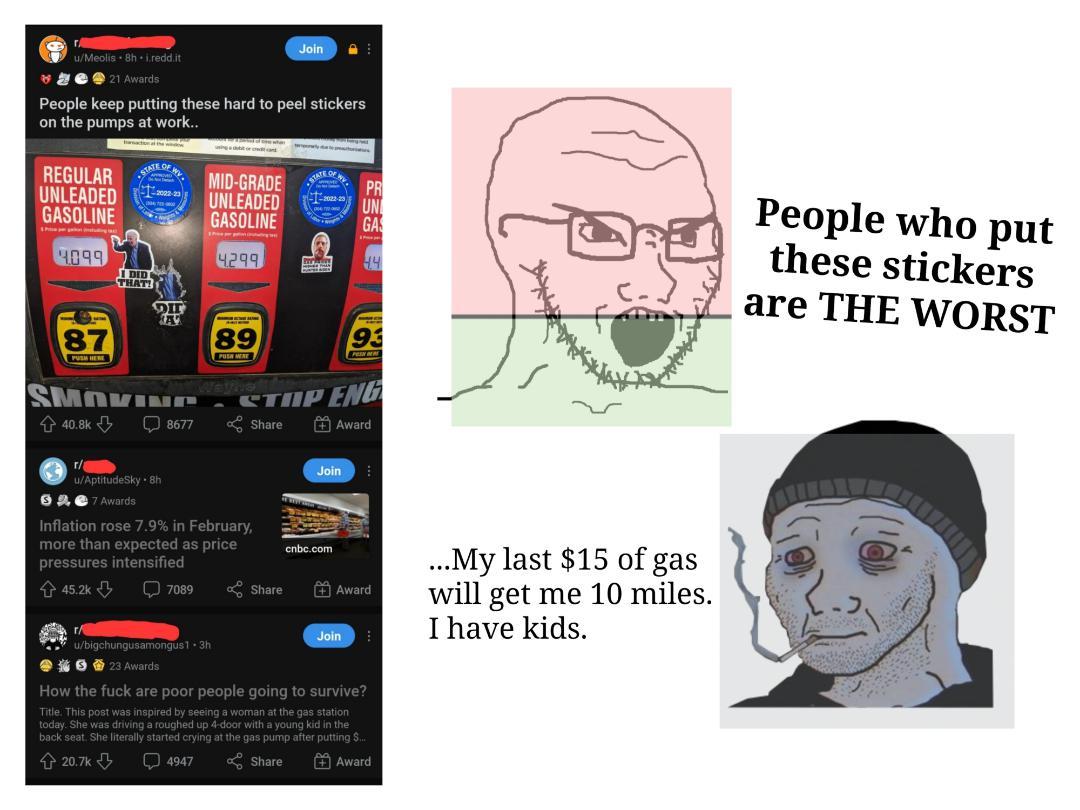 The duality of priorities shown on my feed | /r/PoliticalCompassMemes ...