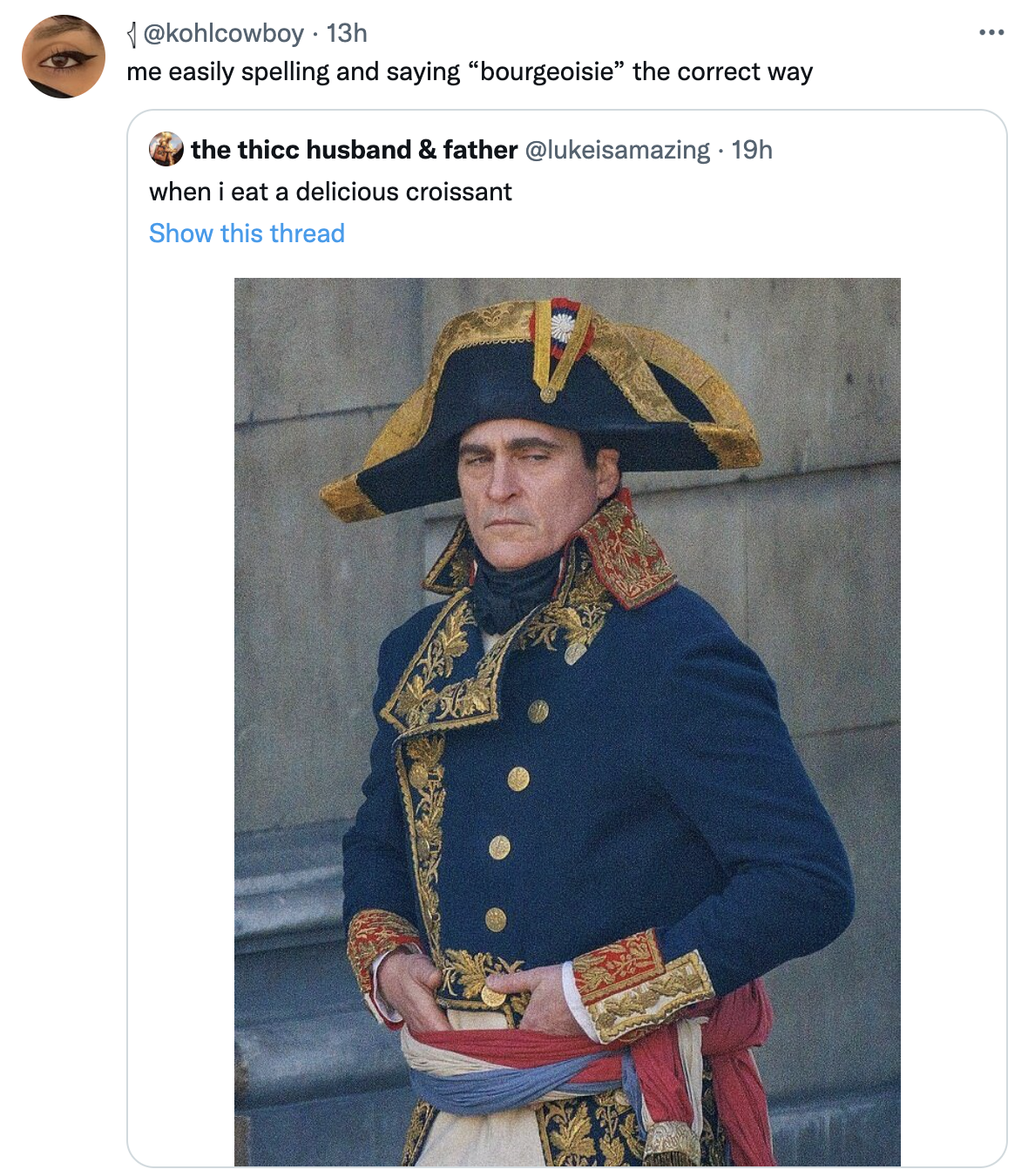 Joaquin Phoenix Napoleon meme | Joaquin Phoenix Dressed As Napoleon ...