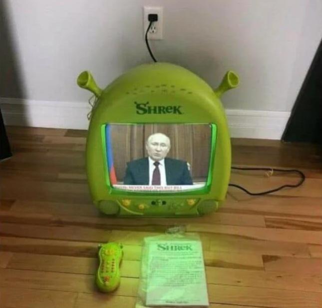 I've been watching world tensions rise for the past 2 weeks on my Shrek ...