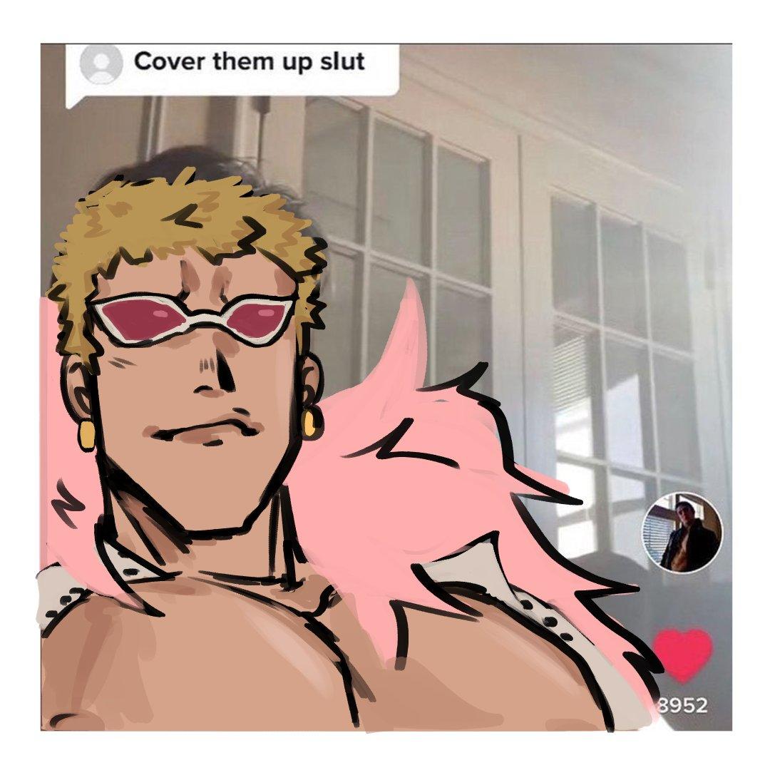 Doflamingo | Cover Them Up, Slut | Know Your Meme