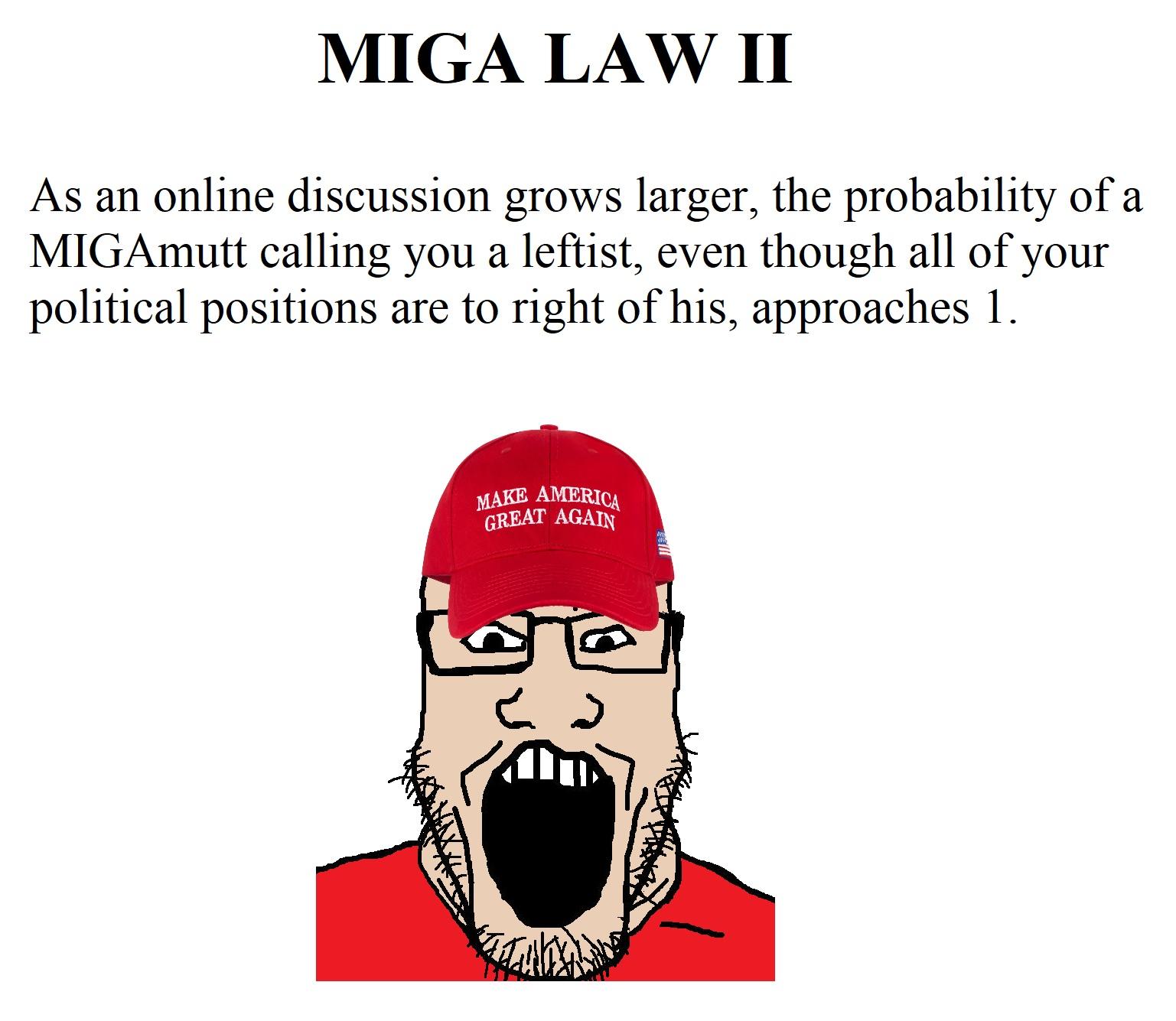 MIGA Law 2 | Mutt's Law | Know Your Meme