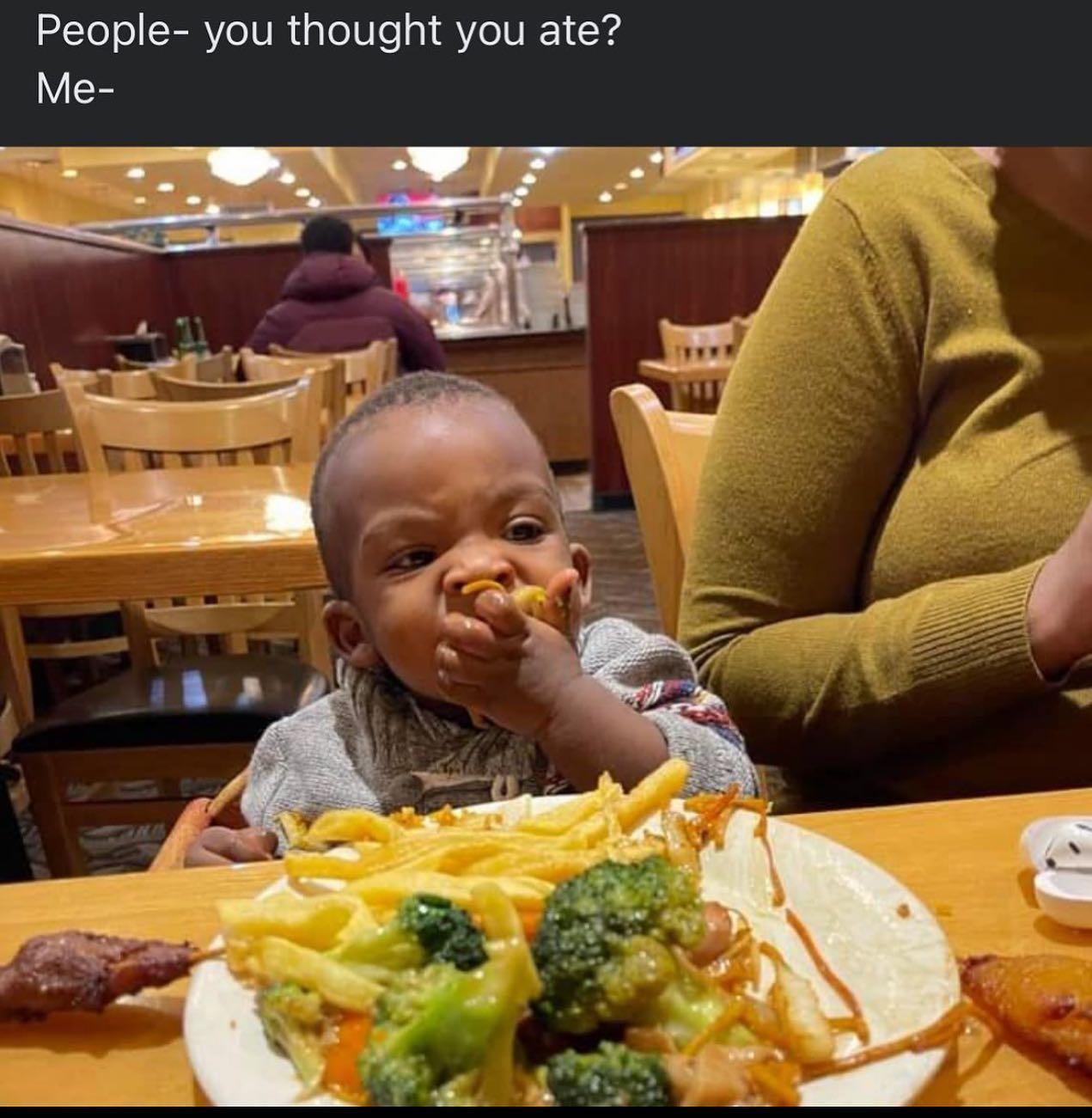 he eating fr | Ate That / Thought You Ate | Know Your Meme