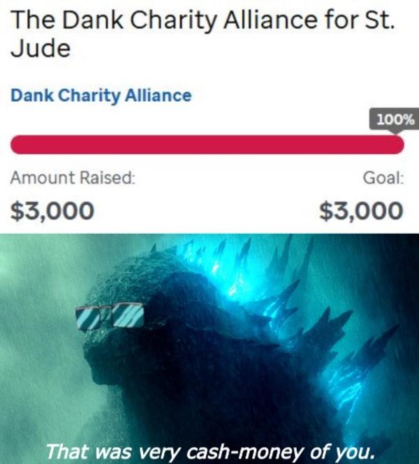 I am pleased to announce we have met our initial fundraising goal of ...