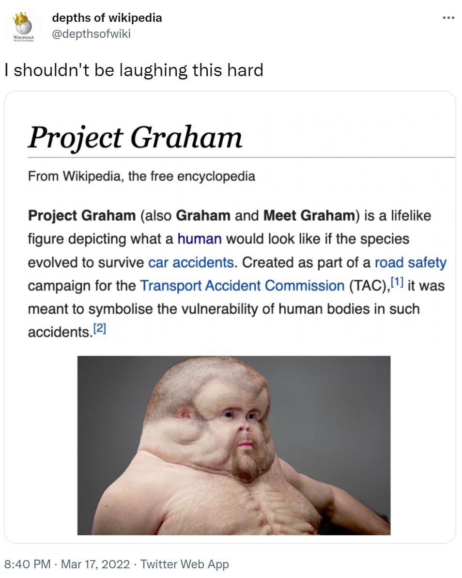 Project Graham | Depths of Wikipedia | Know Your Meme