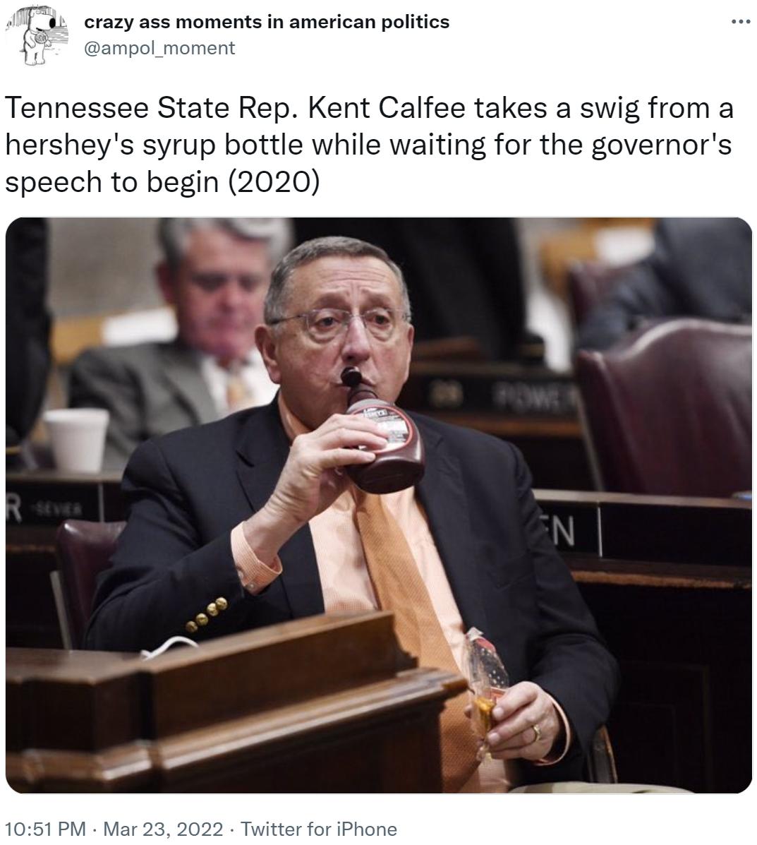 Kent Calfee | Crazy Ass Moments in American Politics | Know Your Meme