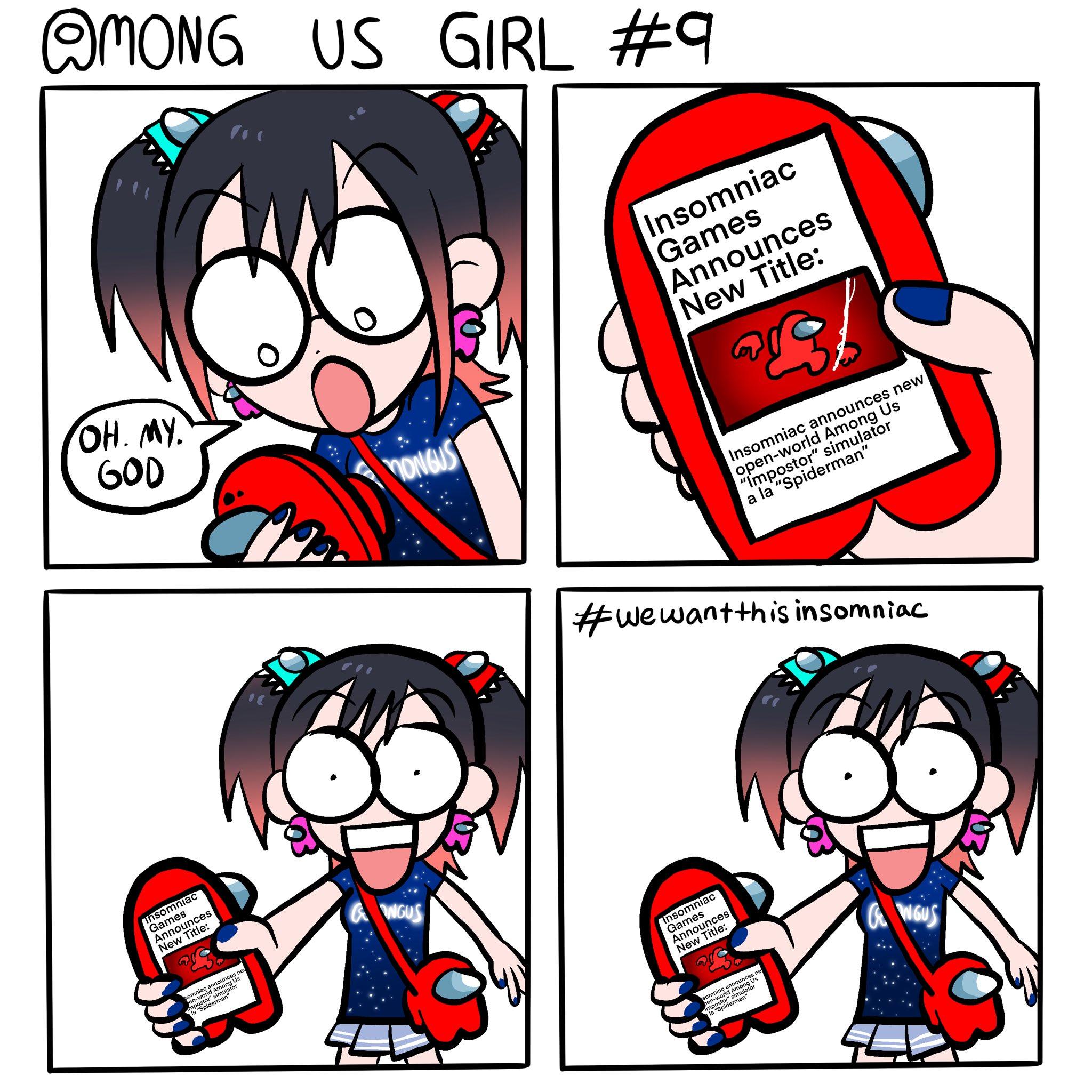 Amogus Girl #9 | Among Us Girl | Know Your Meme