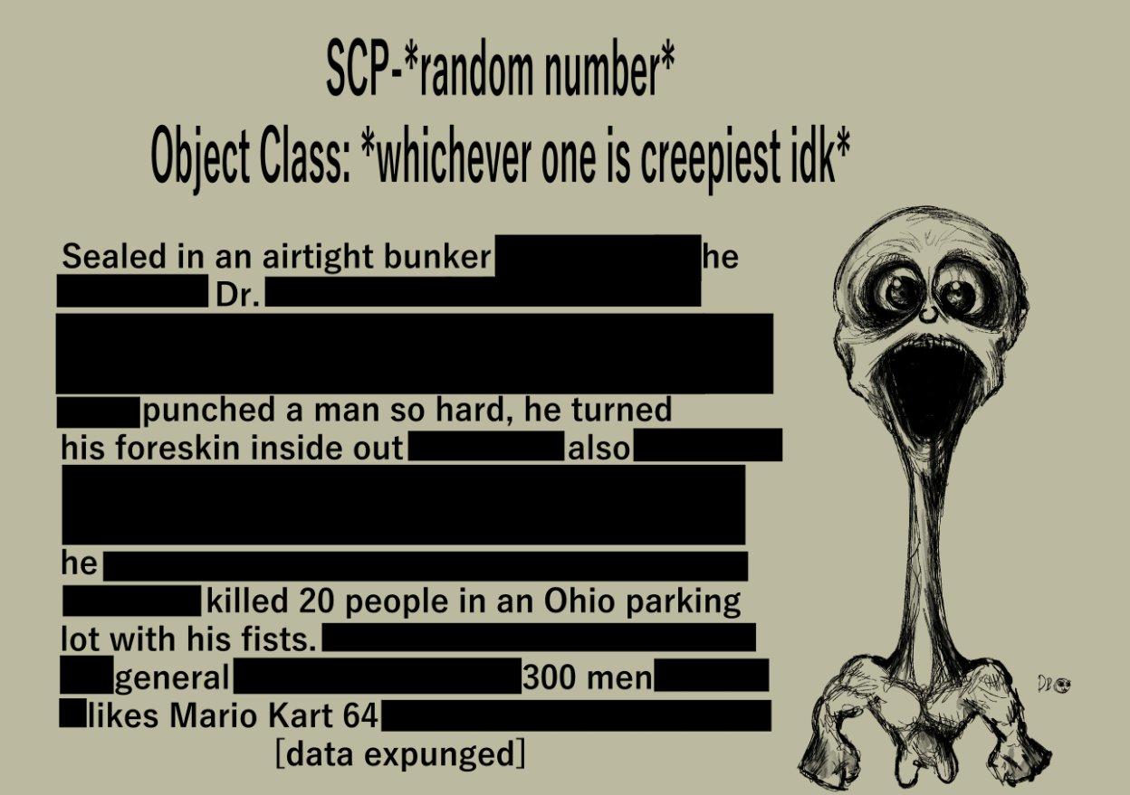 SCP entries be like | SCP Foundation | Know Your Meme