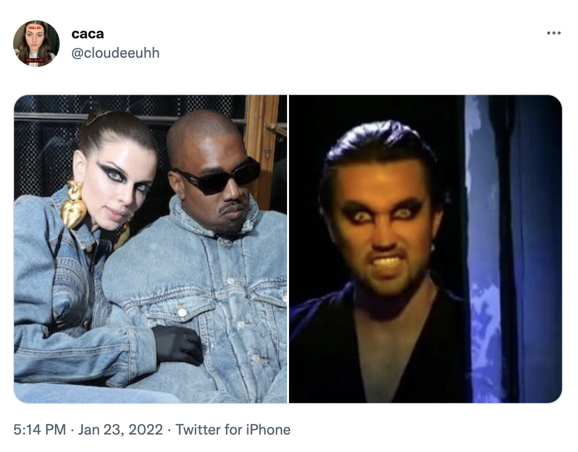 Julia Fox Kanye meme | Julia Fox | Know Your Meme